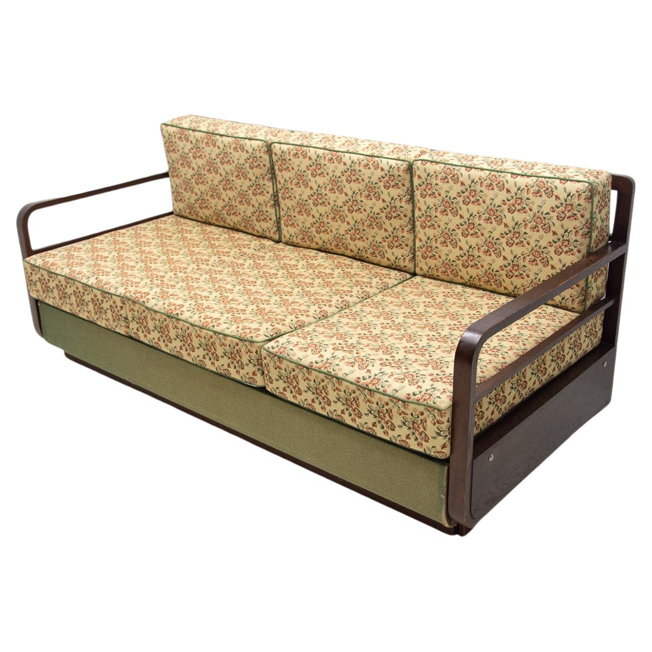 Art Deco Style Purple Sofa at 1stDibs