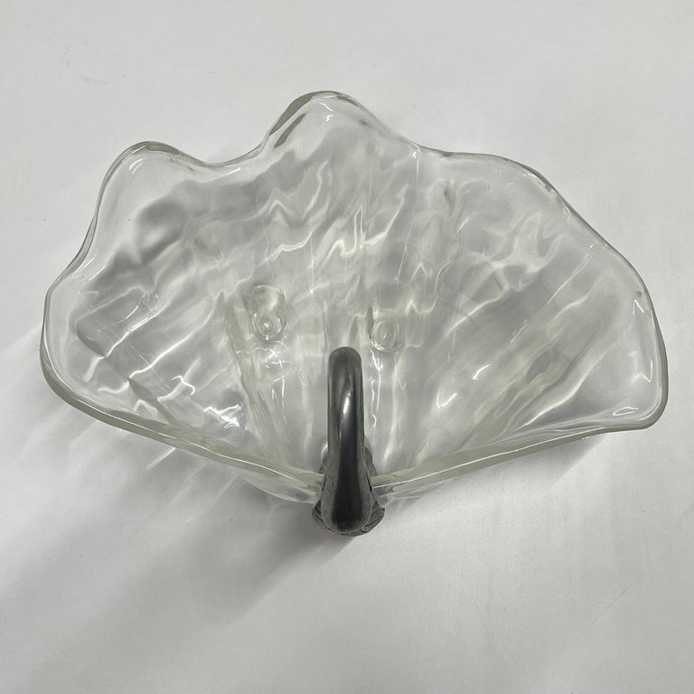 Midcentury Arthur Court Swan Shell Centerpiece Severing Dish, Usa ...
