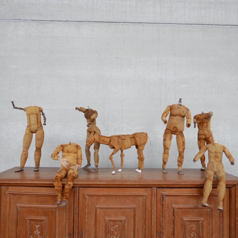 Mid-Century Articulated Metal and Foam Mannequin Lay Figures For Sale ...