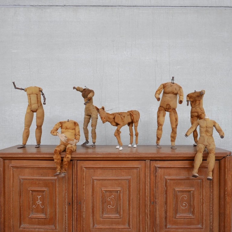 Mid-Century Articulated Metal and Foam Mannequin Lay Figures For Sale ...