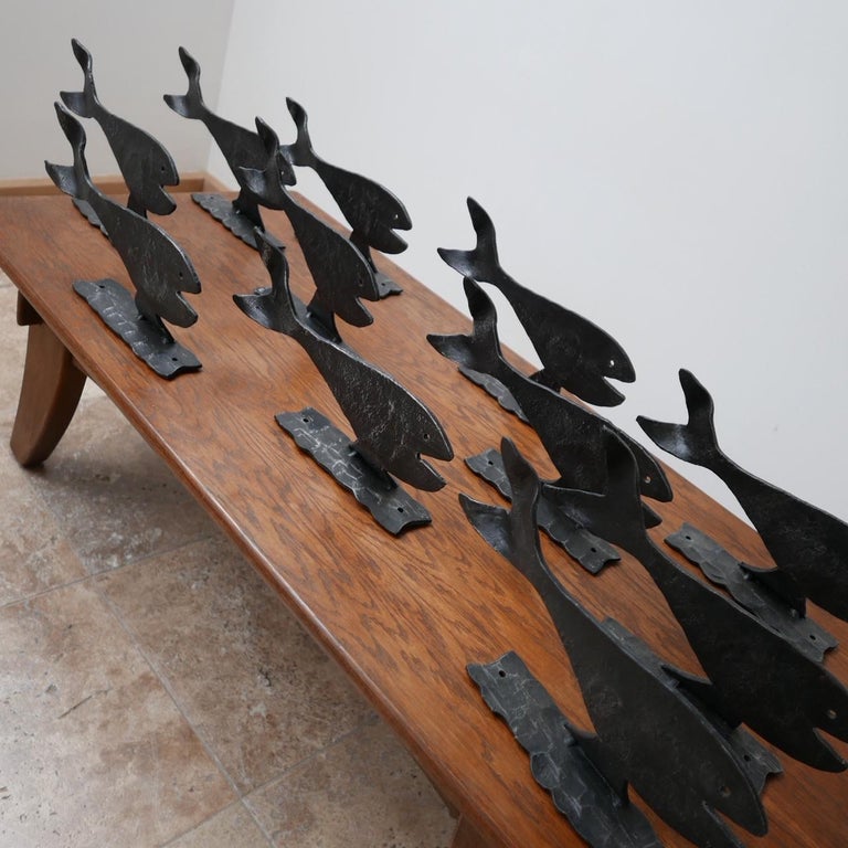 Midcentury Artist Made Blacksmith Fish Sculptures at 1stDibs