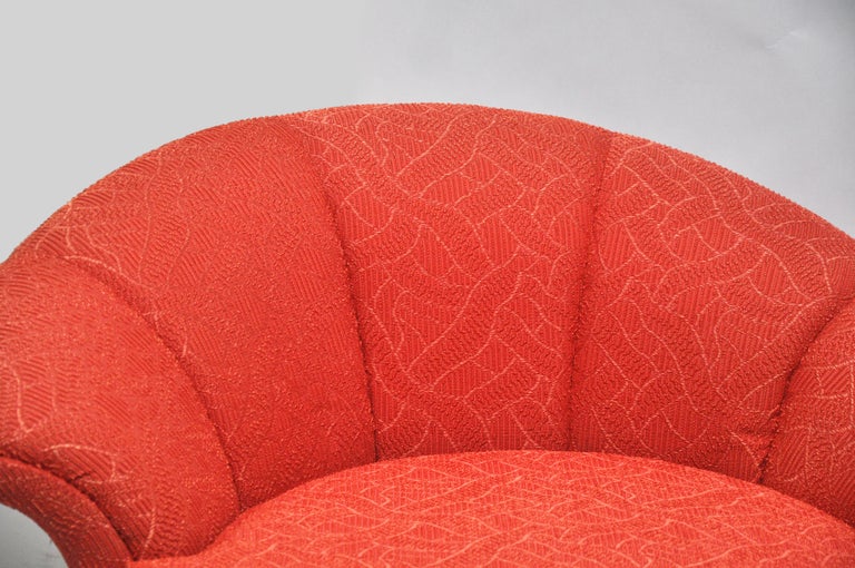 Midcentury Asymmetrical Club Chairs For Sale at 1stDibs