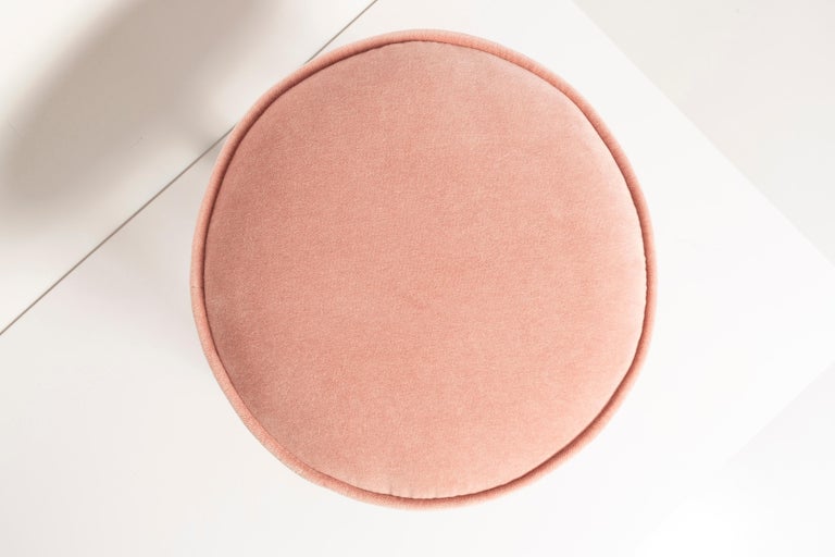 Mid Century Baby Pink Stool, Europe, 1960s For Sale at 1stDibs