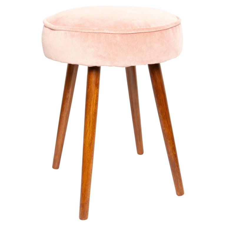 Mid Century Baby Pink Stool, Europe, 1960s For Sale at 1stDibs