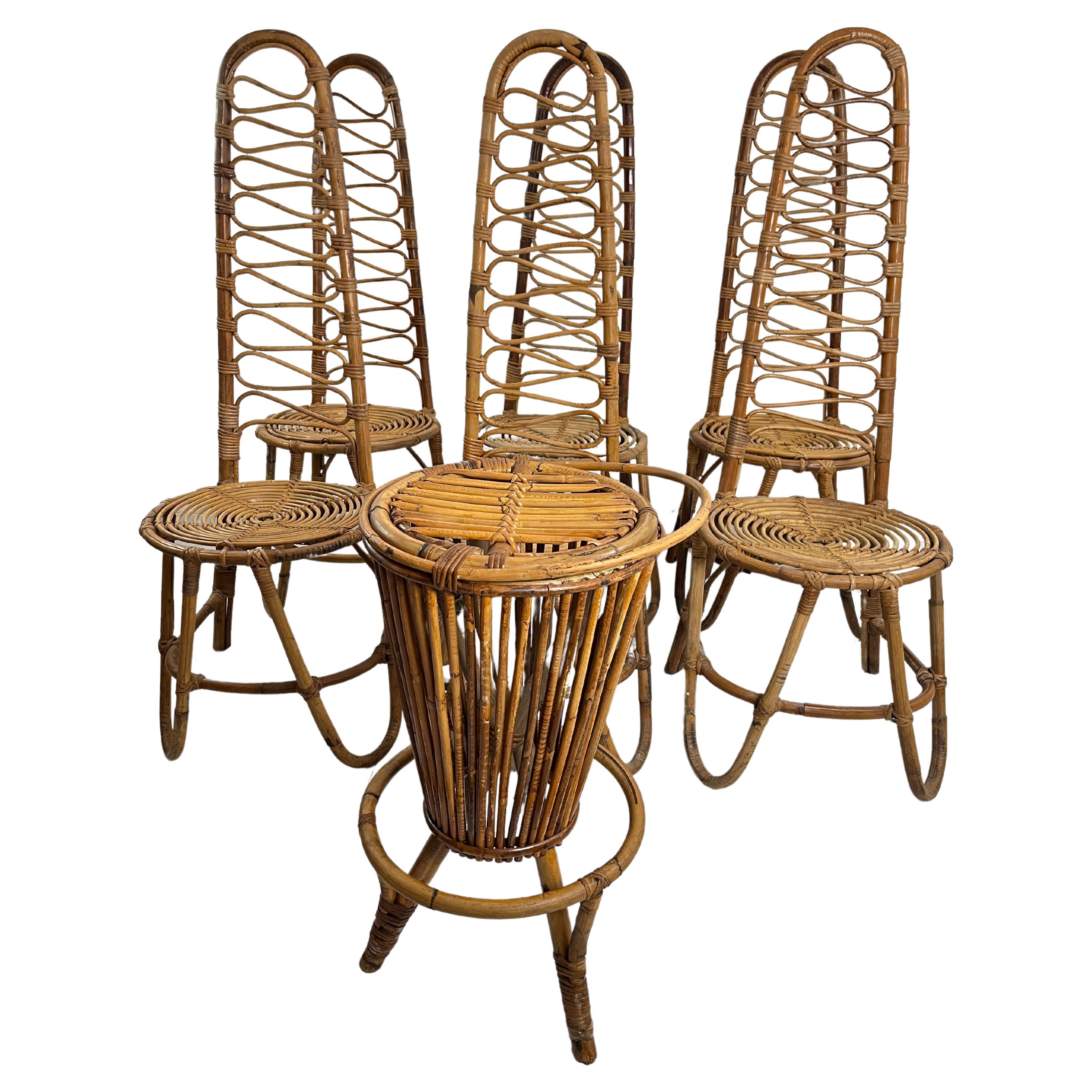 Bamboo Seating - 1,521 For Sale at 1stDibs | bamboo seats, bamboo set ...