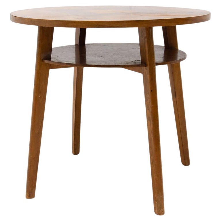 Mid Century Beech and Walnut Coffee Table, Czechoslovakia, 1960´S For ...