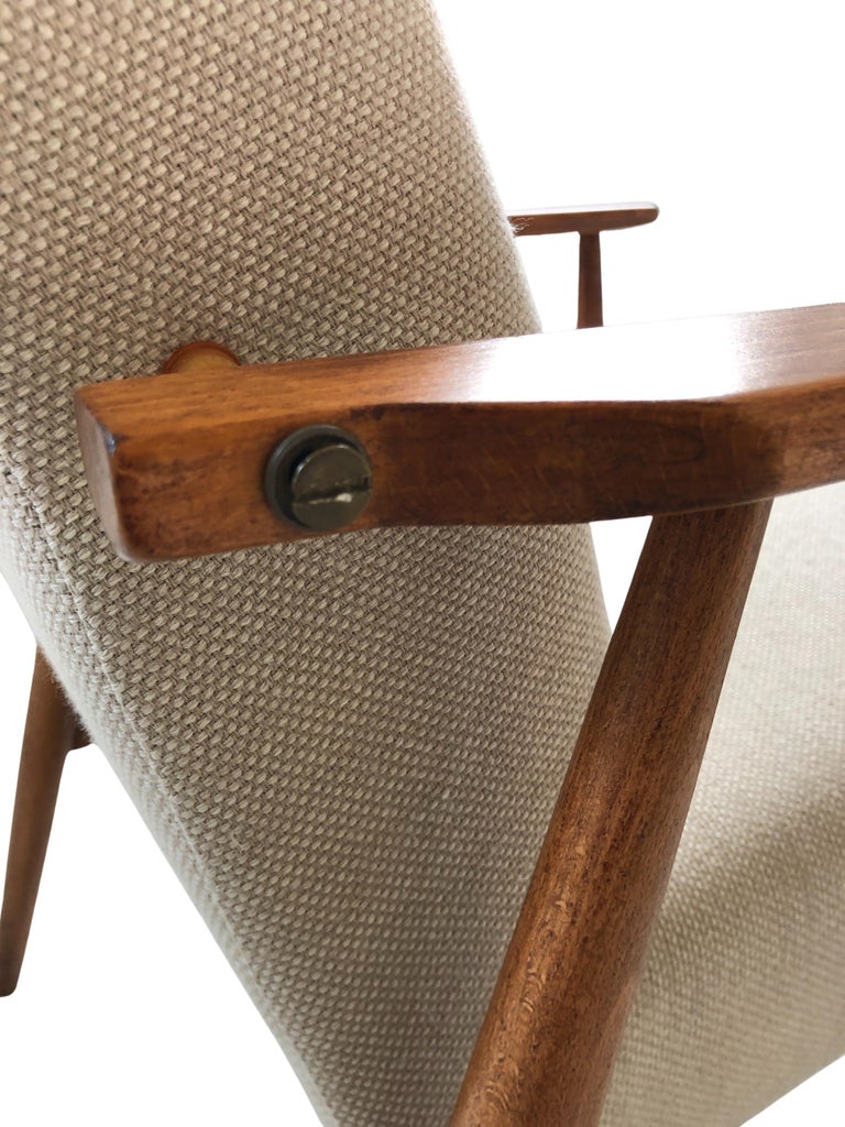 Mid Century Beige Armchairs by Henryk Lis, 1960s, Set of 2 For Sale at ...
