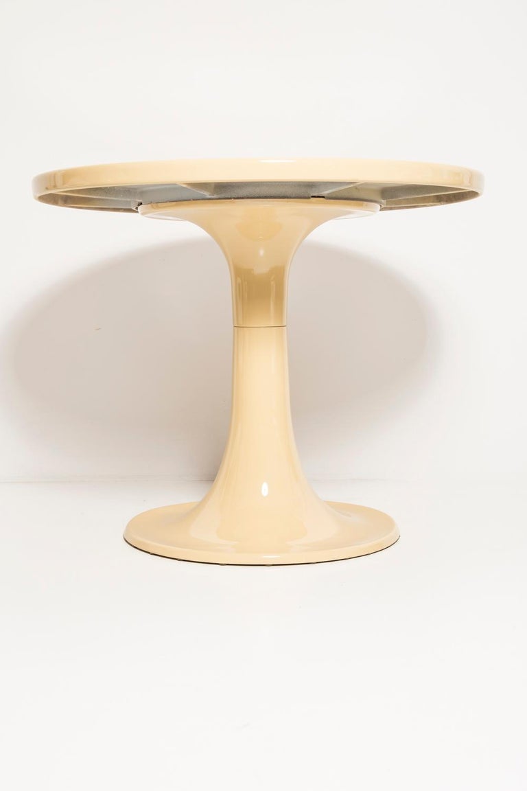 Midcentury Beige Kangaroo Table, by Ernst Moeckl, Germany, 1968 For ...