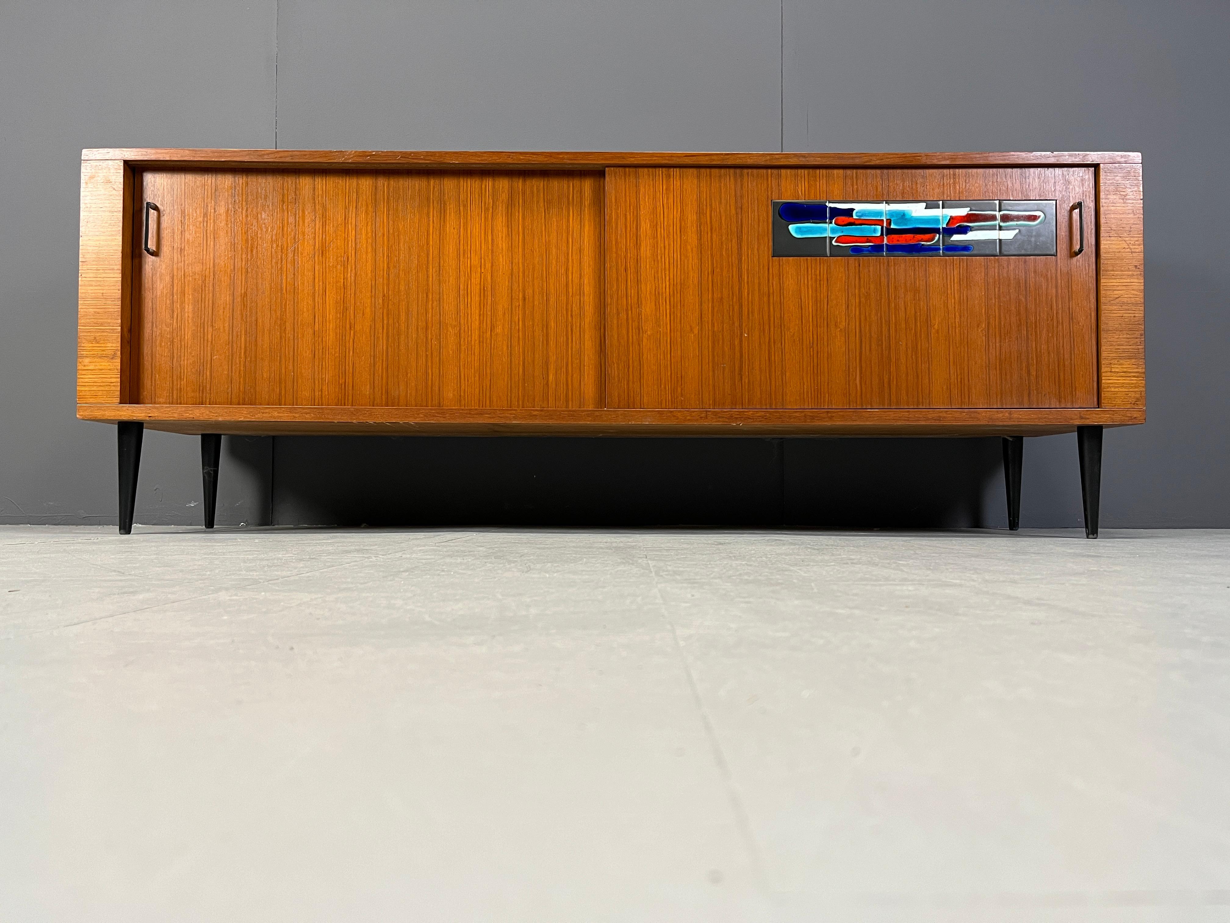 Mid century belgian sideboard, 1960s For Sale at 1stDibs