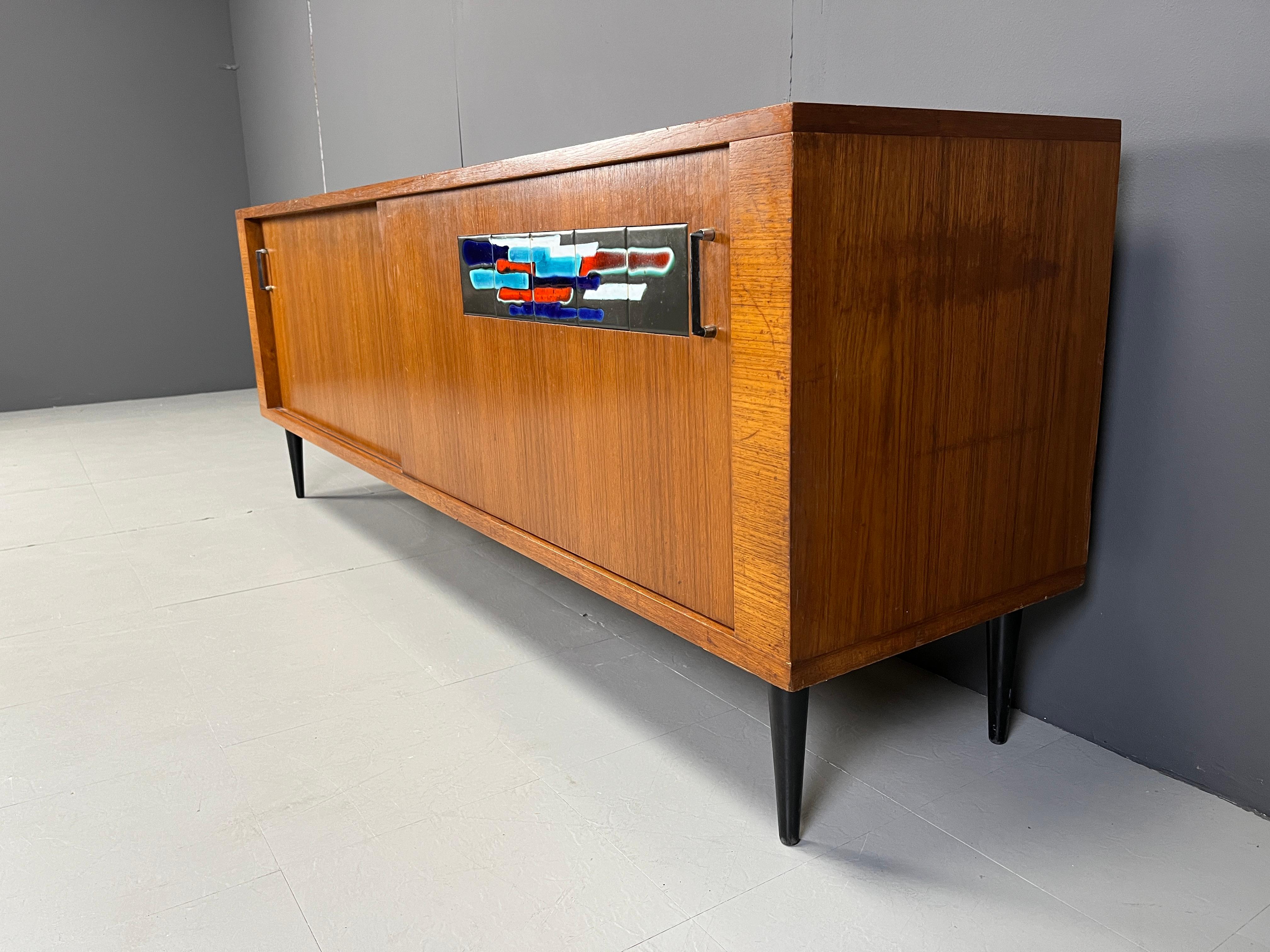 Mid century belgian sideboard, 1960s For Sale at 1stDibs