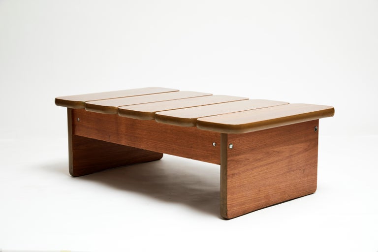 Brazilian Modern Bench in Hardwood by Geraldo de Barros for Hobjeto ...
