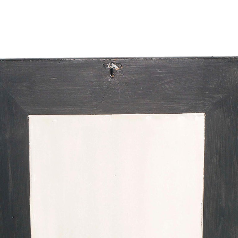 Midcentury Black Wall Mirror, Painted Walnut by Sergio Mazza for ...