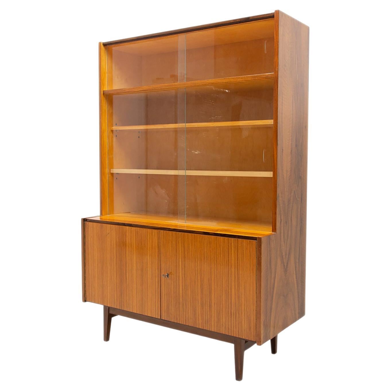Midcentury Bookcase, designed 1960, Czechoslovakia For Sale at 1stDibs