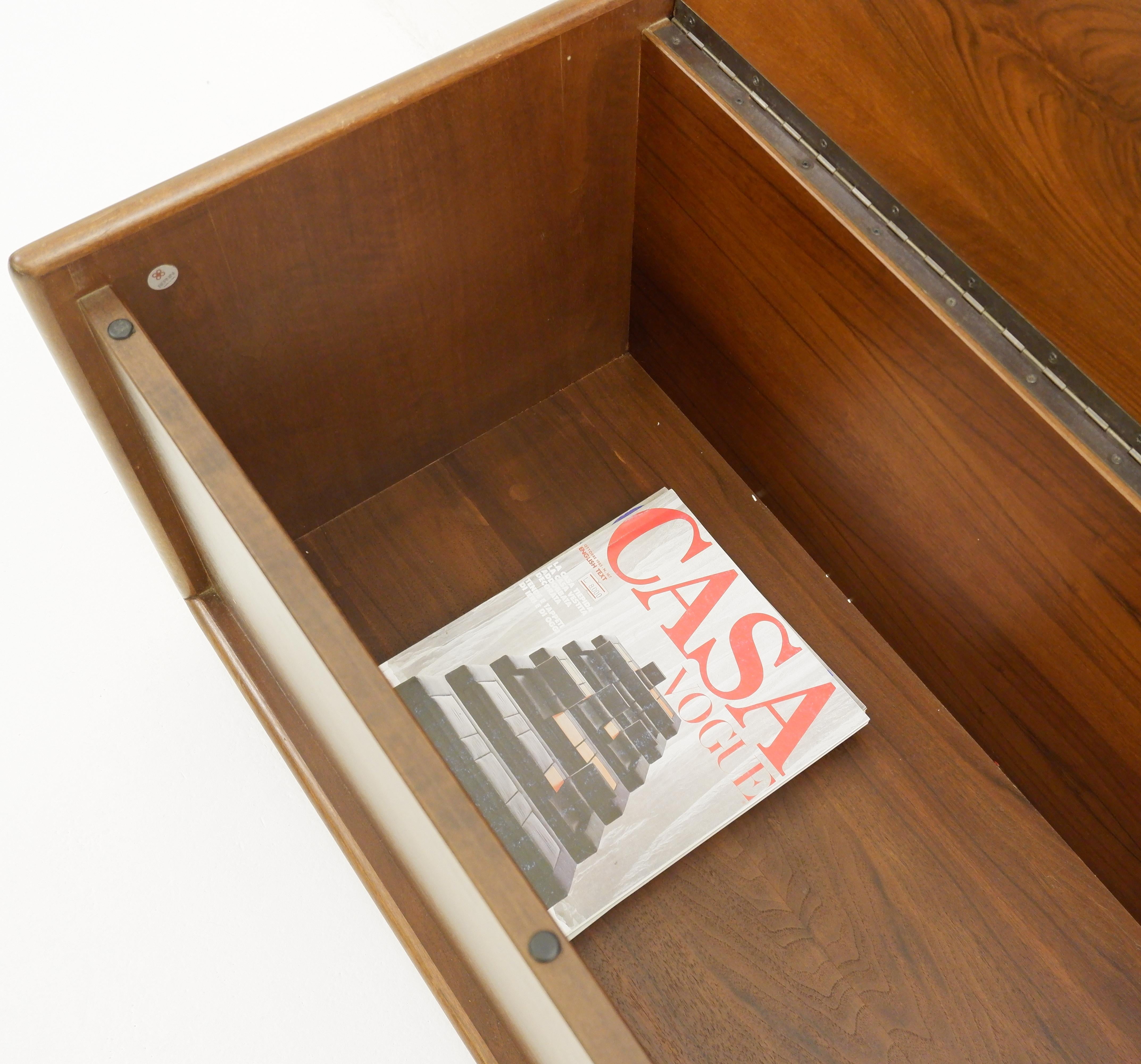 Midcentury Bottom Drawer Bench by Bernini, Italy, 1960s For Sale at 1stDibs