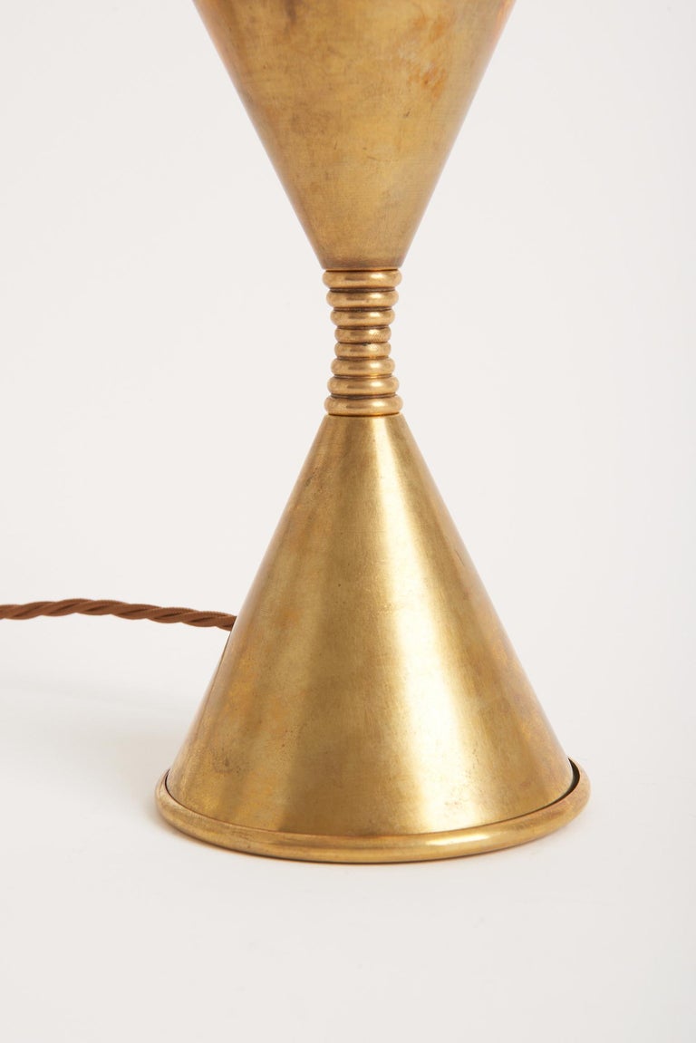 Mid-Century Brass Diabolo Lamp For Sale at 1stDibs