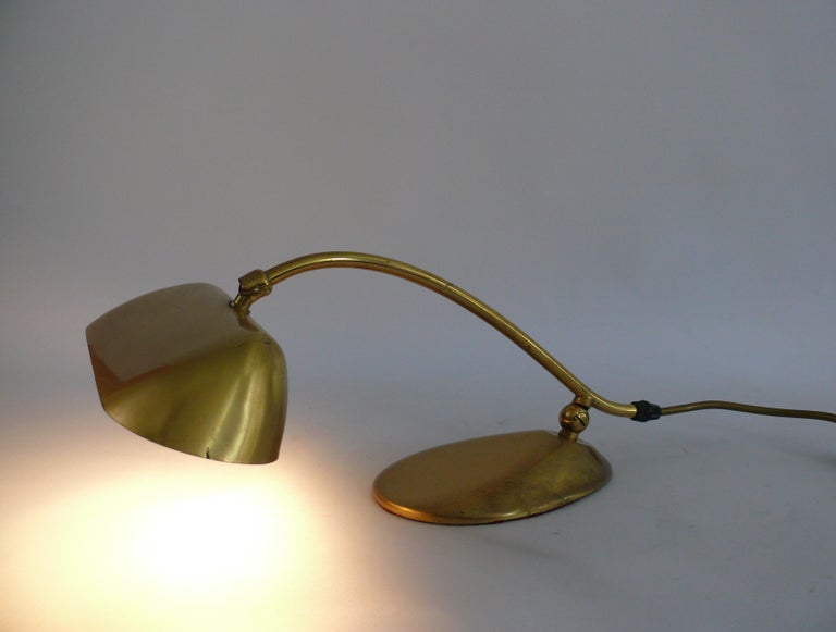 Midcentury Brass Piano Lamp, 1960s For Sale at 1stDibs