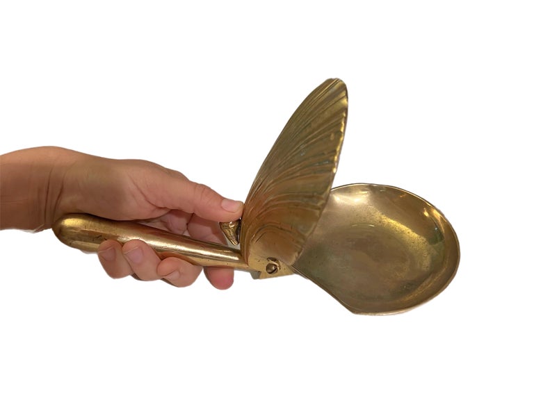 Mid-Century Brass Silent Butler For Sale at 1stDibs