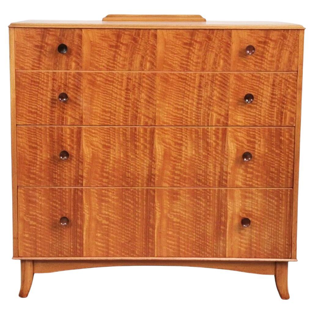 Mid Century Brazilian Lacewood CC41 Vesper Chest of Drawers For Sale at ...