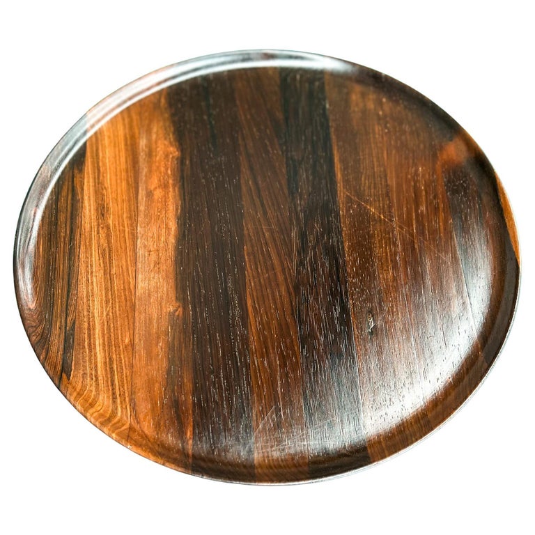 Midcentury Brazilian Modern Plate in Hardwood by Tropic Art, 1960s ...