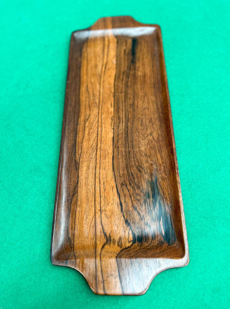 Midcentury Brazilian Modern Serving Platter in Hardwood by Jean Gillon ...