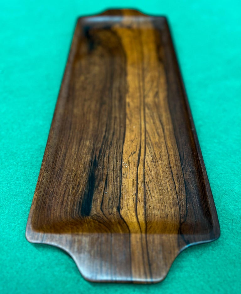 Midcentury Brazilian Modern Serving Platter in Hardwood by Jean Gillon ...