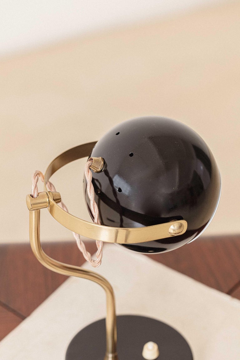 Midcentury Brazilian Table Lamp, by Enrico Furio, Produced by Dominici ...