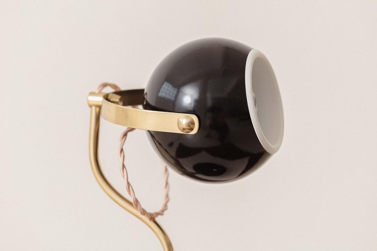 Midcentury Brazilian Table Lamp, by Enrico Furio, Produced by Dominici ...