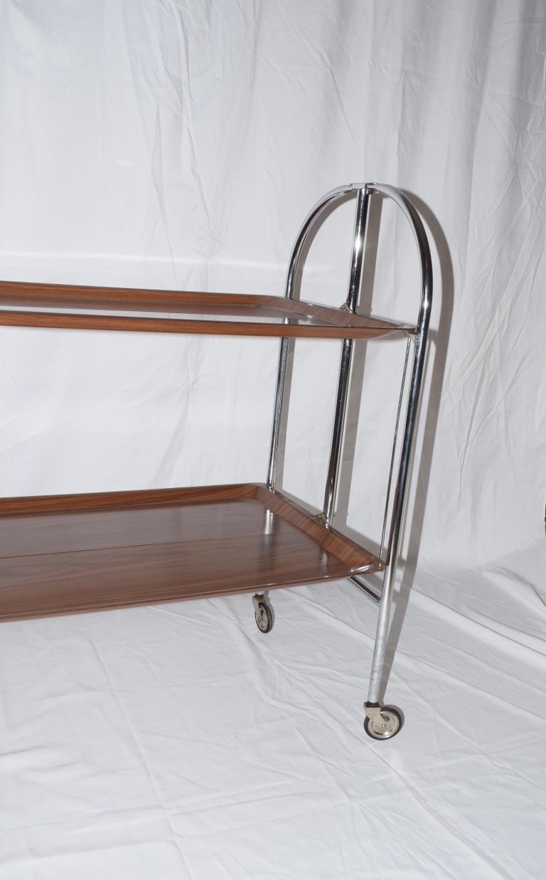Mid-Century Bremshey and Co Dinette Trolley circa 1950s For Sale at 1stDibs