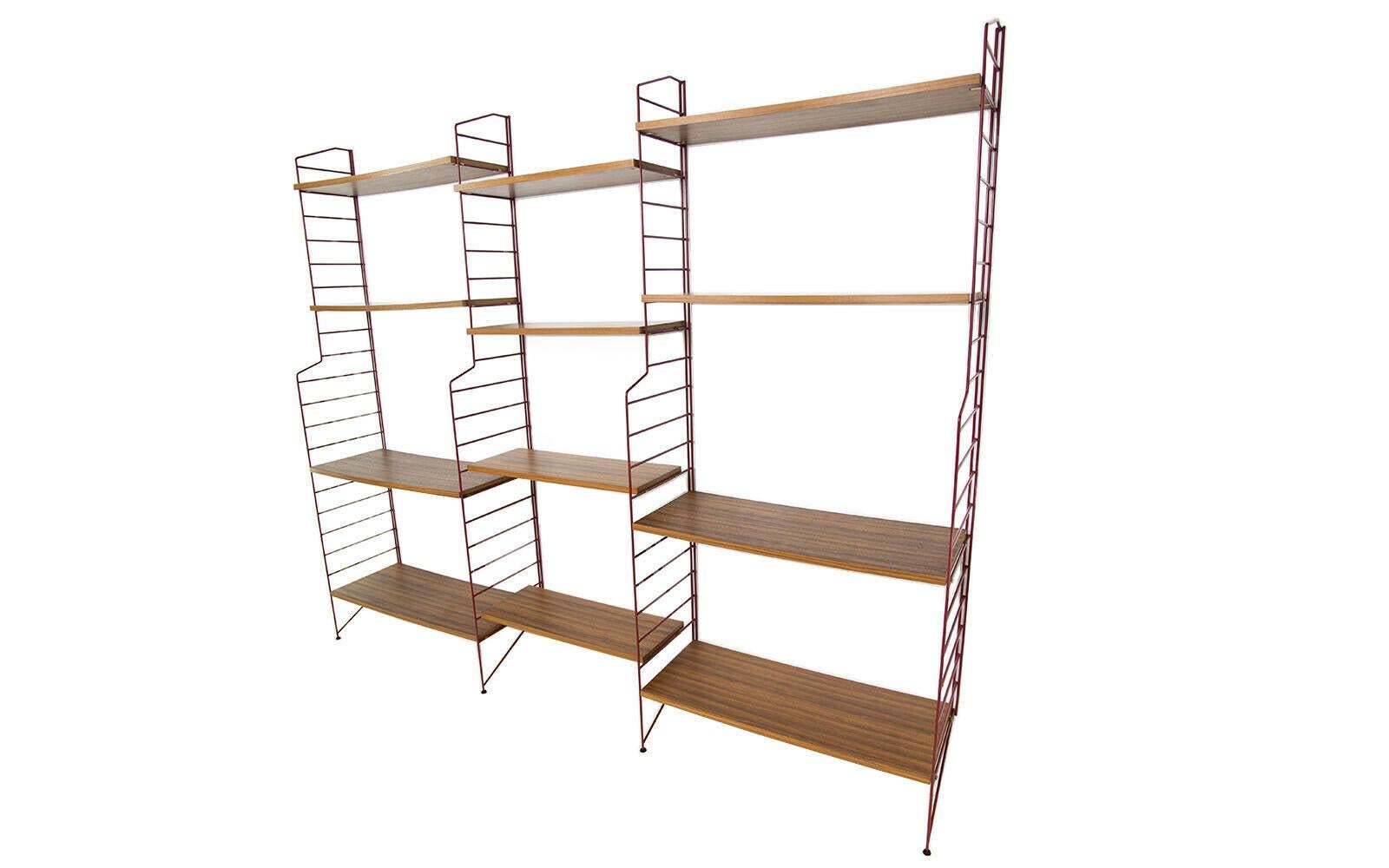 Mid Century Brianco String Modular Wall Unit Shelving System, 1960s For ...
