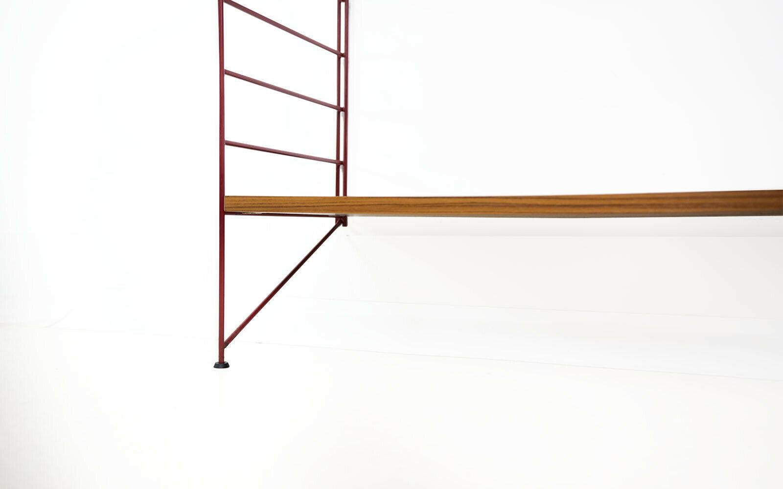 Mid Century Brianco String Modular Wall Unit Shelving System, 1960s For ...
