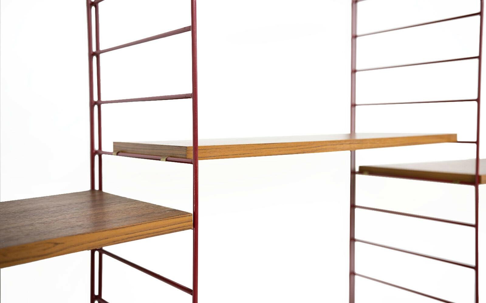 Mid Century Brianco String Modular Wall Unit Shelving System, 1960s For ...