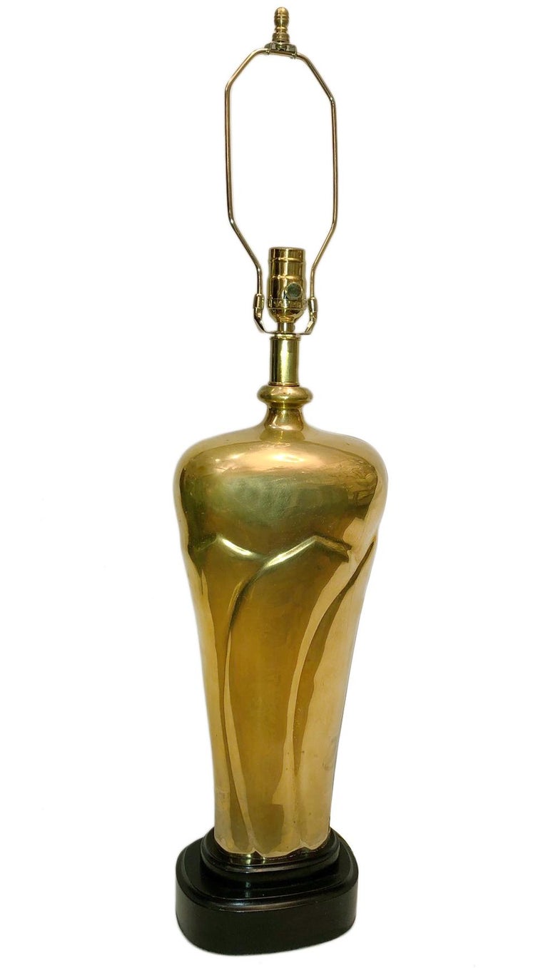Midcentury Bronze Table Lamp For Sale at 1stDibs