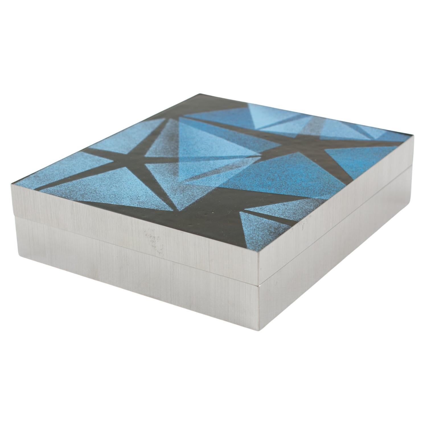 French Mid-Century Black and Yellow Vinyl Plastic Scooby Box, 1950s For ...