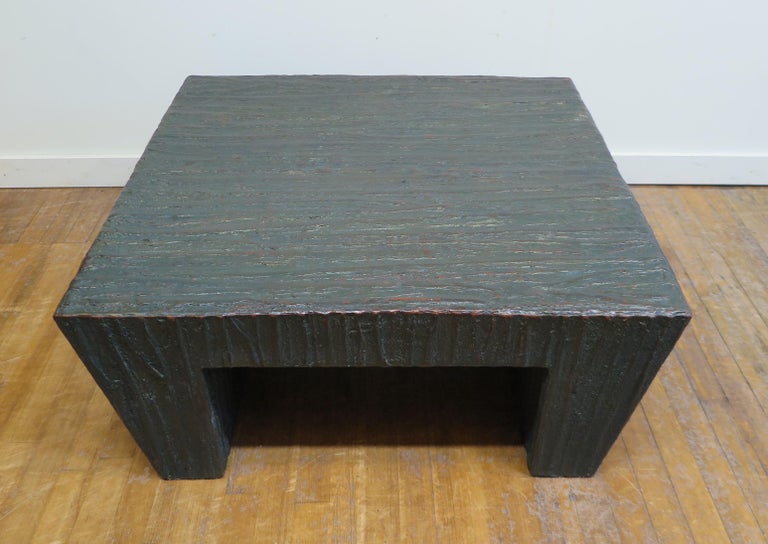 Mid Century Brutalist Cocktail Table For Sale at 1stDibs