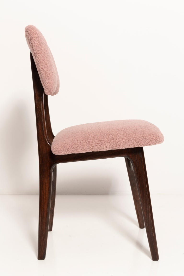 Mid Century Butterfly Dining Chair, Pink Boucle, Europe, 1960s For Sale ...