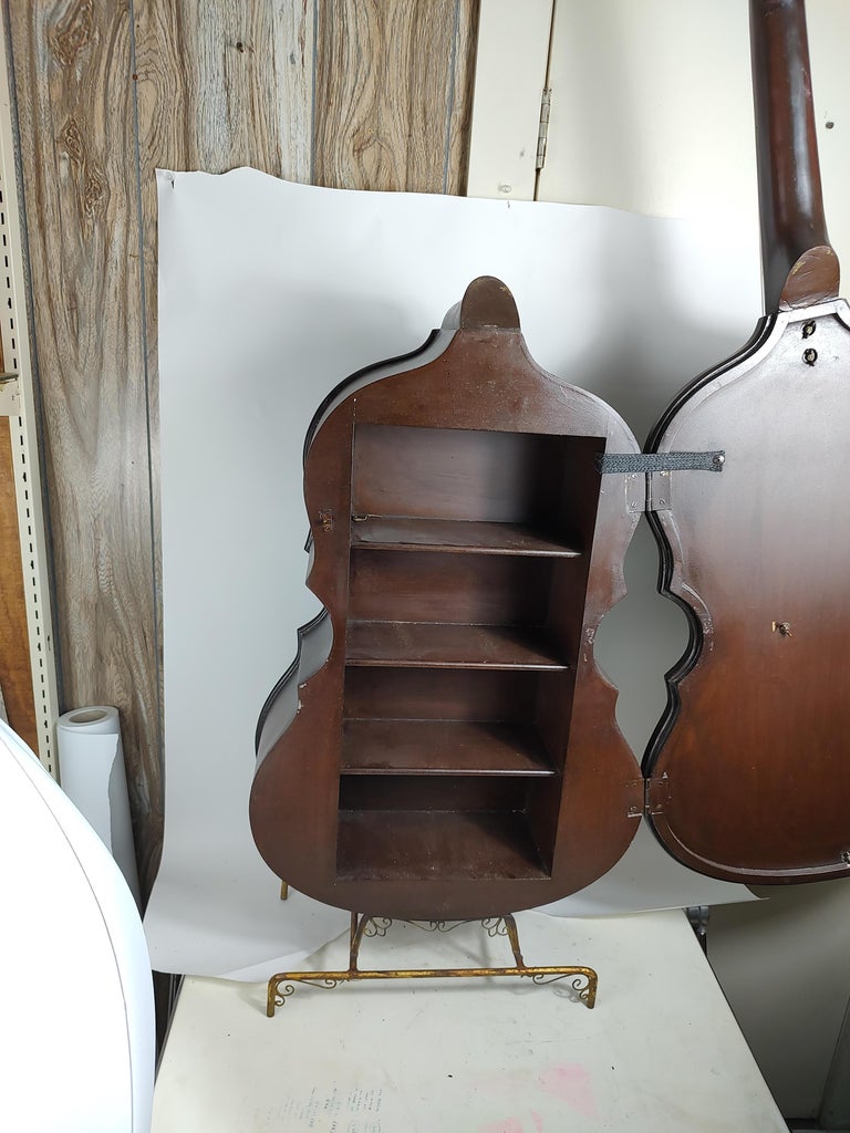 Mid Century Cabinet in the Form of Bass Cello For Sale at 1stDibs ...