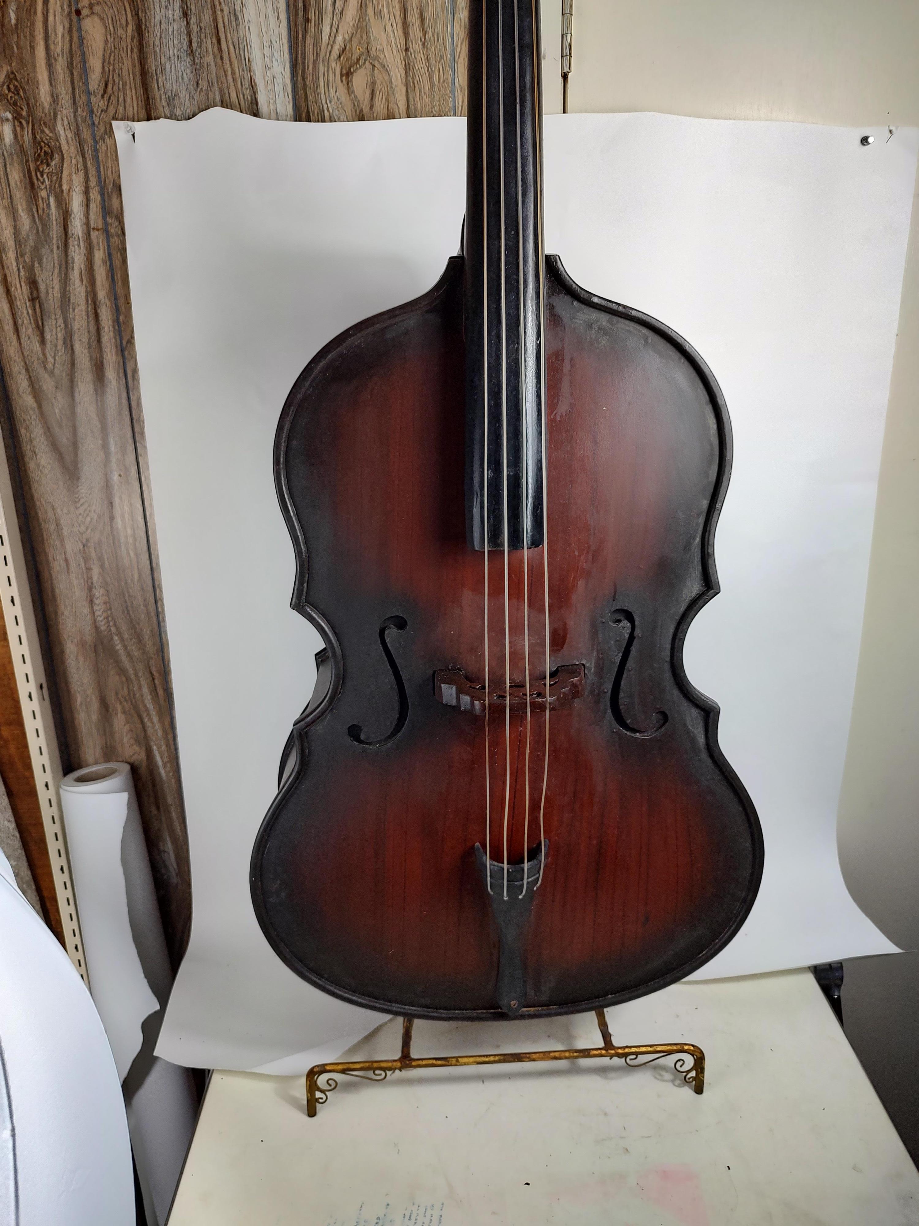 Mid Century Cabinet in the Form of Bass Cello For Sale at 1stDibs