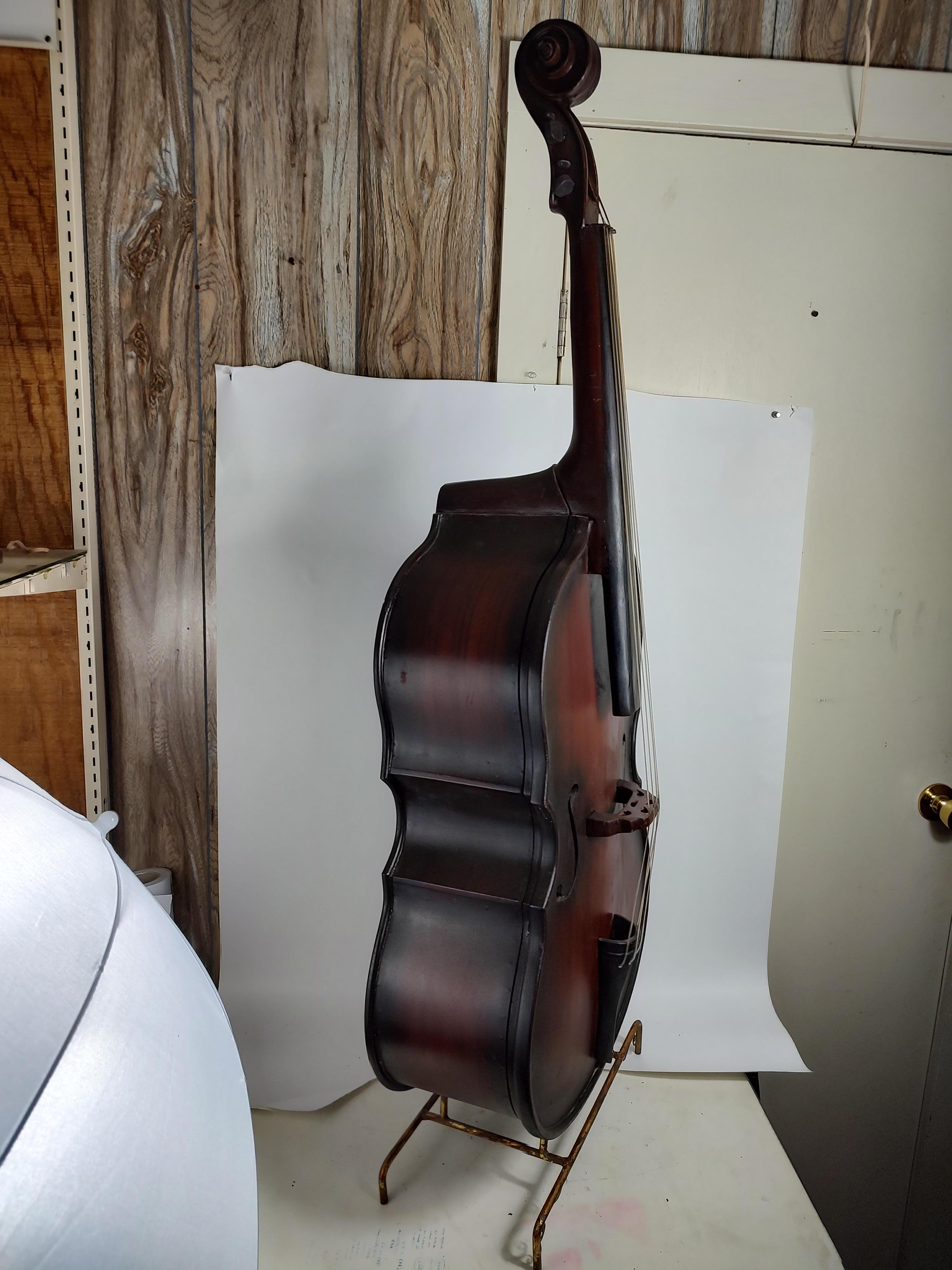 Mid Century Cabinet in the Form of Bass Cello For Sale at 1stDibs