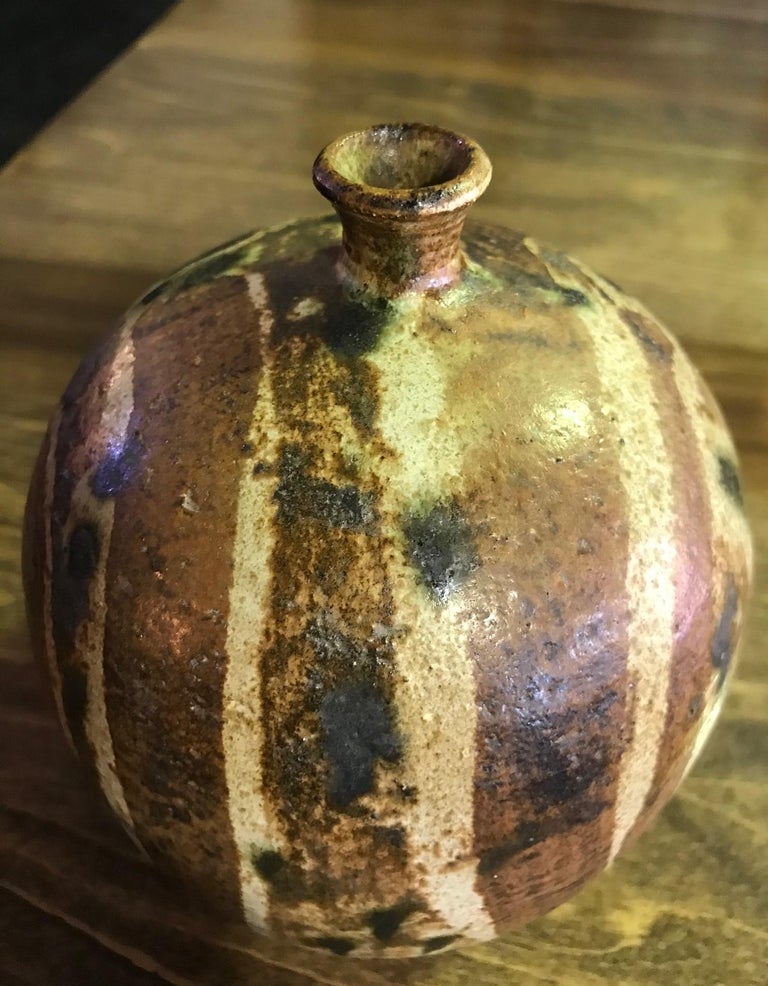 Mid-Century Modern California Studio Signed Pottery Ceramic Weed Pot ...