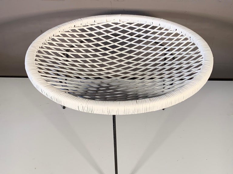 Midcentury Catch All Tray Table Rattan For Sale at 1stDibs