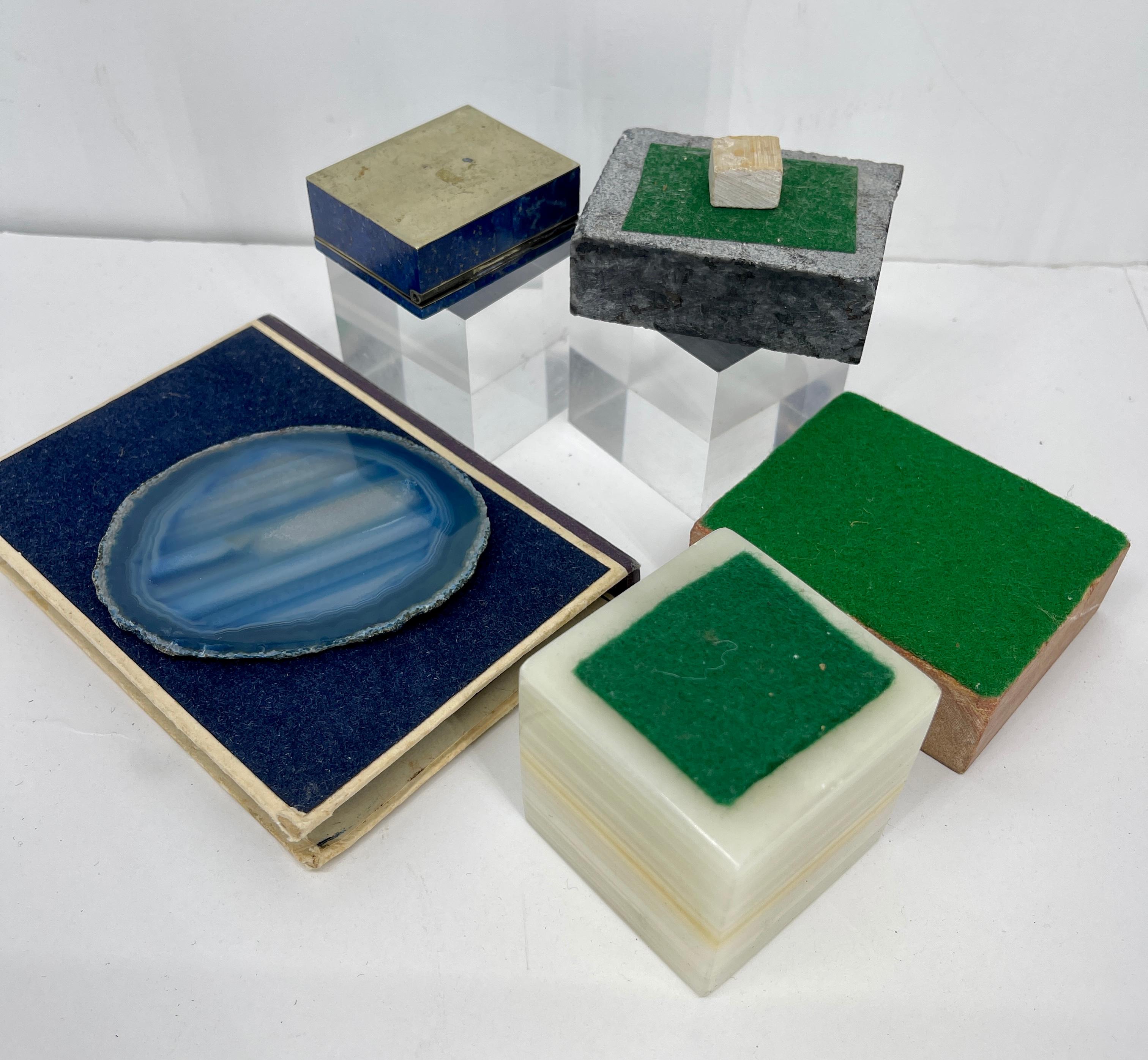 Mid-Century CCCP USSR Russian Stone Collection For Sale at 1stDibs