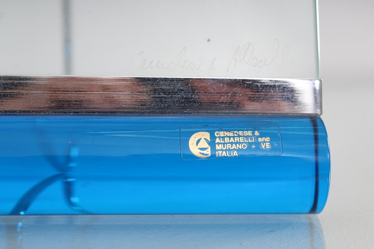 Mid-Century Cenedese and Albarelli Murano Glass Picture Frames Italy ...