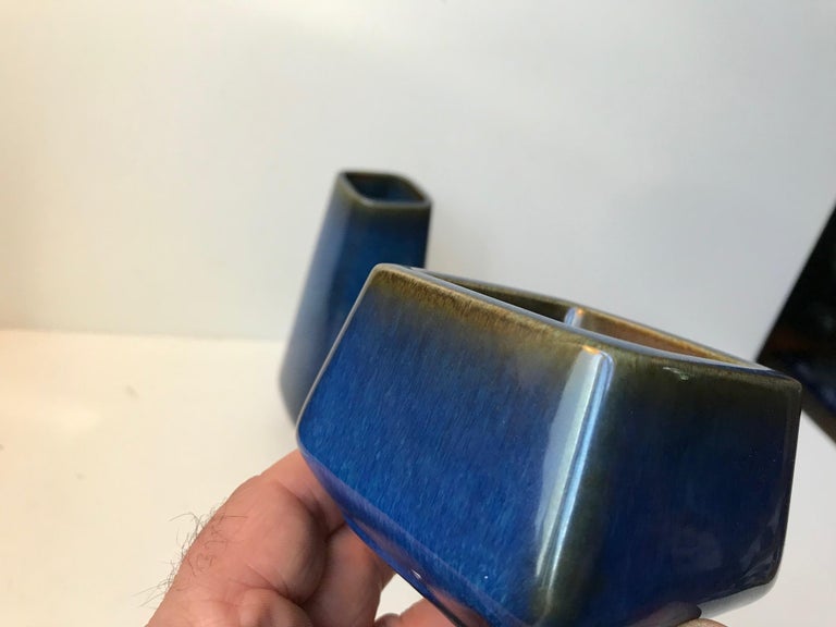 Midcentury Ceramic Hares Fur Vases by Sven Jonson for Gustavsberg ...