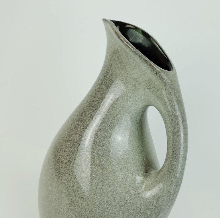 Midcentury Ceramic Vase 1950s Organic Shape Fritz Van Daalen Jug Model ...