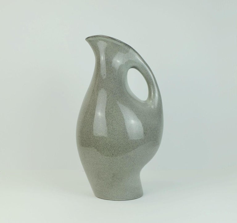 Midcentury Ceramic Vase 1950s Organic Shape Fritz Van Daalen Jug Model ...