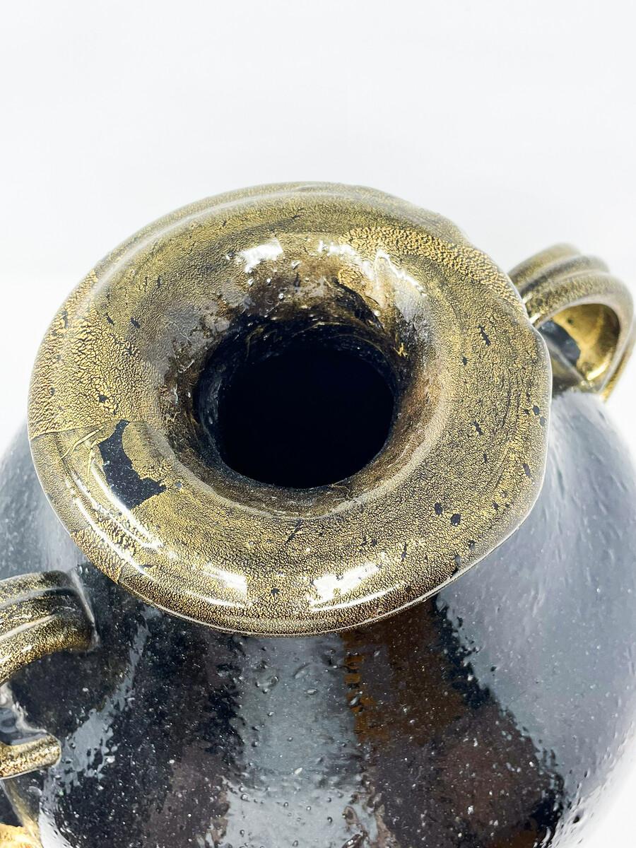 Mid-Century Ceramic Vase by Napoleone Martinuzzi for Venini, Italy ...