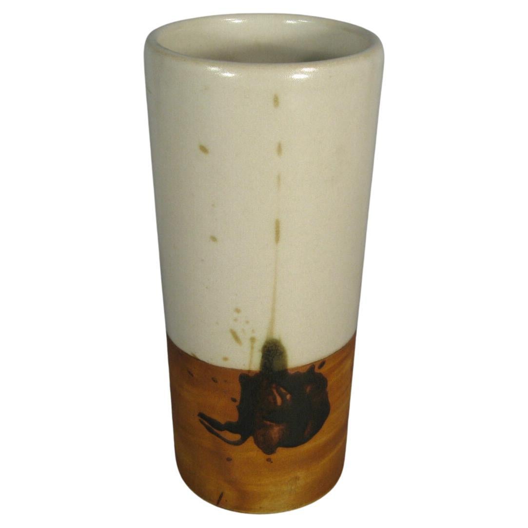 Mid-Century Ceramic Vase with Stylized Motif and Rooster Mark -1Y44 For ...