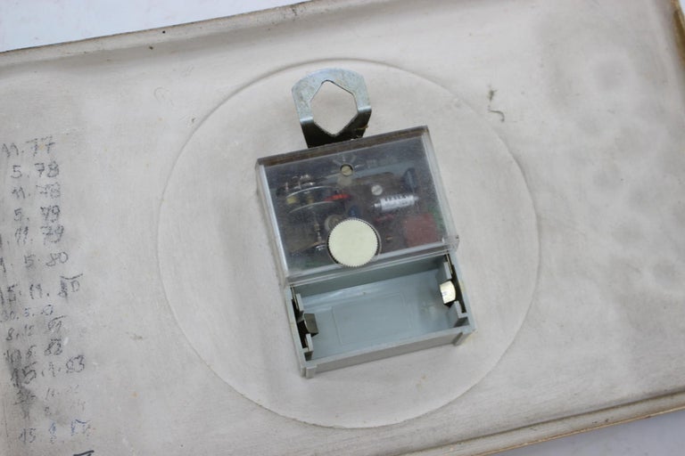 Mid Century Ceramicl Wall Clock by PRIM, Czechoslovakia, 1960s For Sale ...