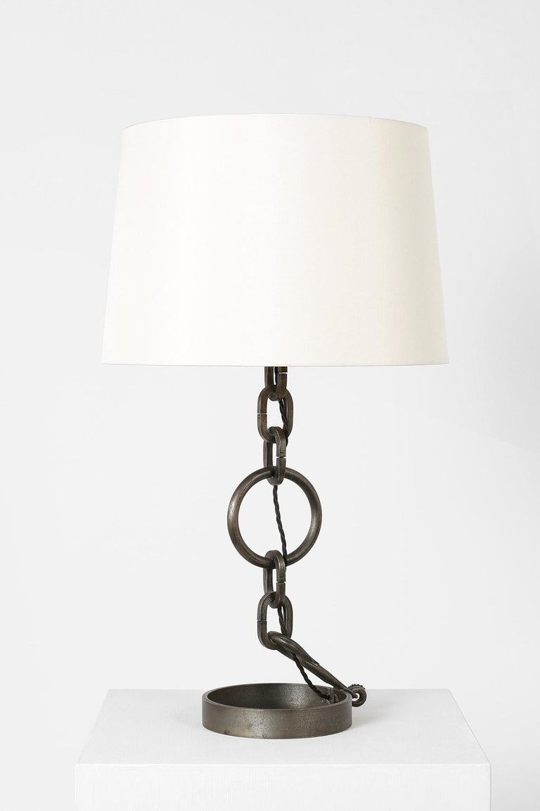 Mid-Century Chain Table Lamp at 1stDibs