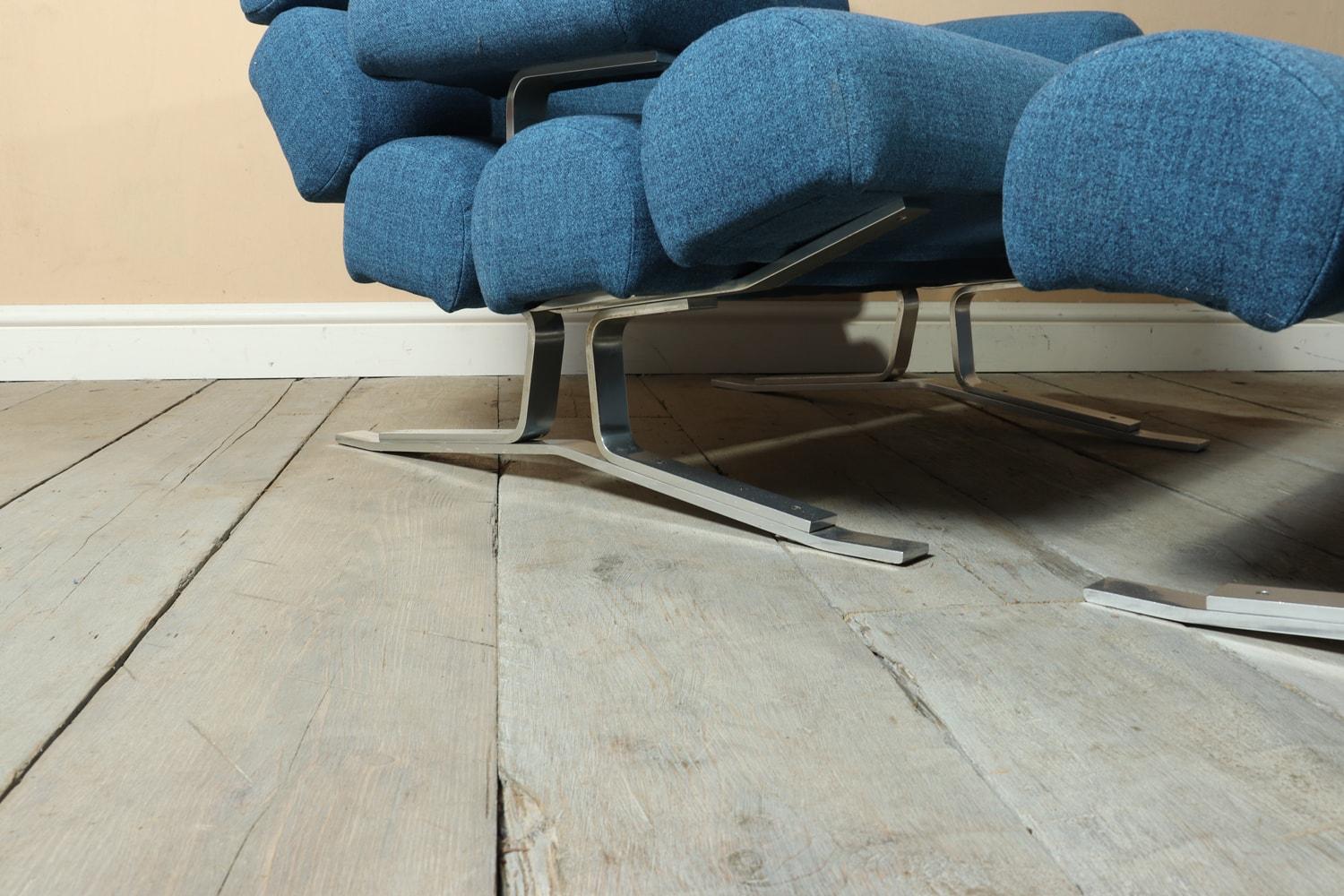 Midcentury Chair and Stool by William Plunkett, circa 1967 at 1stDibs